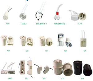 Porcelain lamp holder light bulb sockets installation